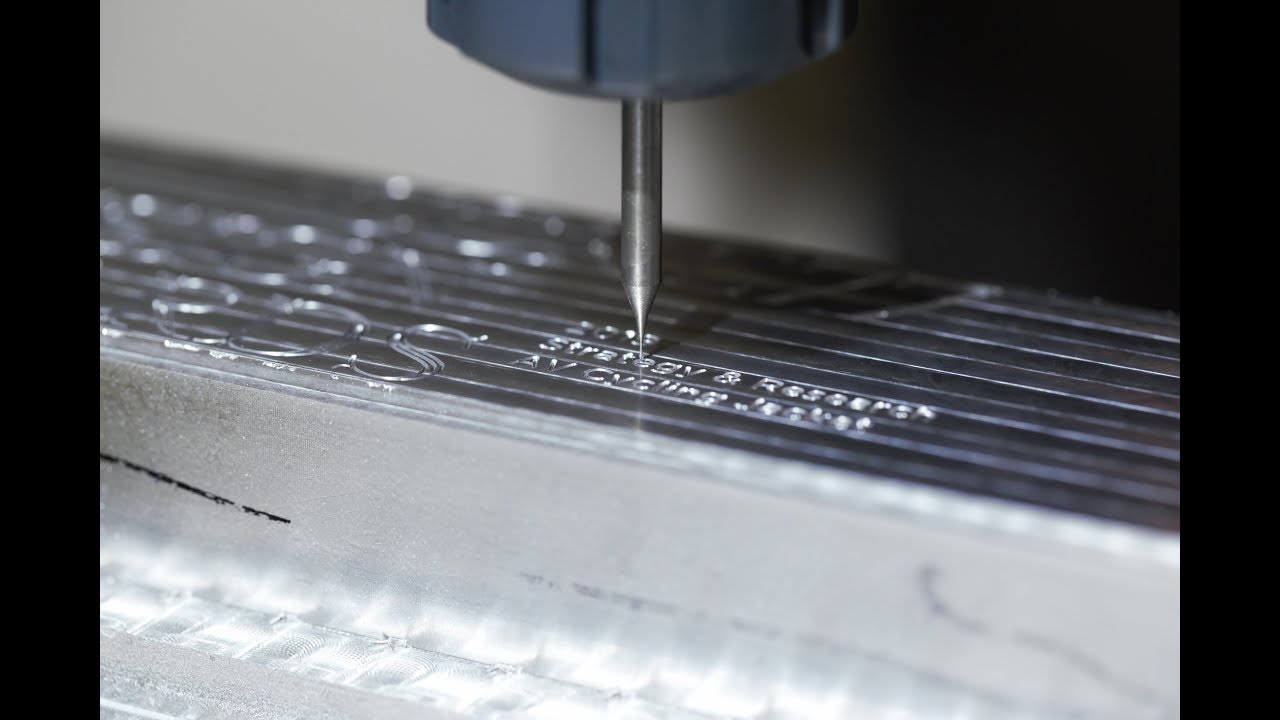 CNC machining Aluminum Trophy - YouTube