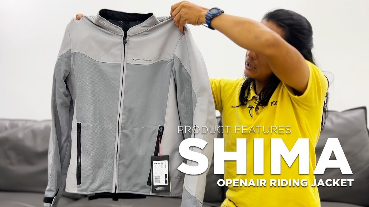 SHIMA OPENAIR Riding Jacket: Product Featuares - YouTube