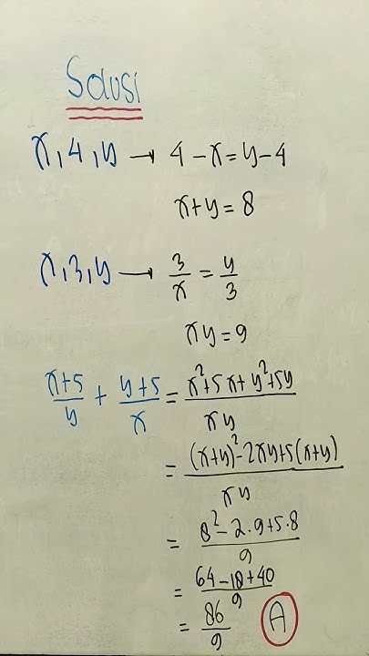 Pembahasan Soal UAS Semester ganjil SMA BM - YouTube