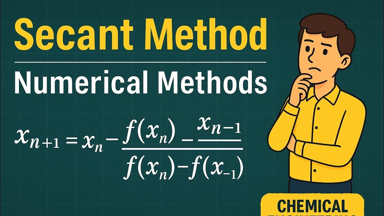 Secant Method | Numerical Methods | Non -Linear Equation - YouTube