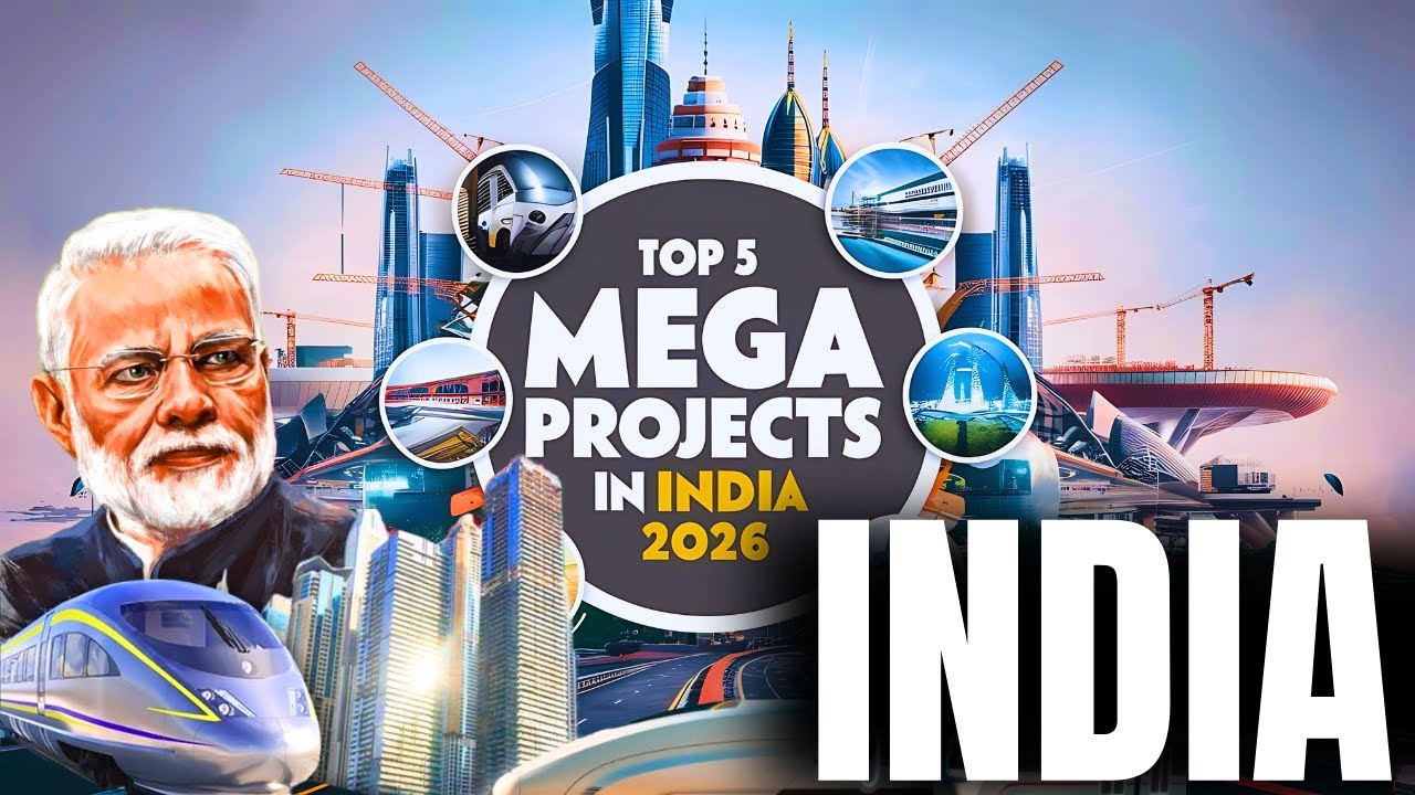 Future of India ll TOP 10 MEGA PROJECTS IN INDIA | Mega Projects Of India In 2026 - YouTube