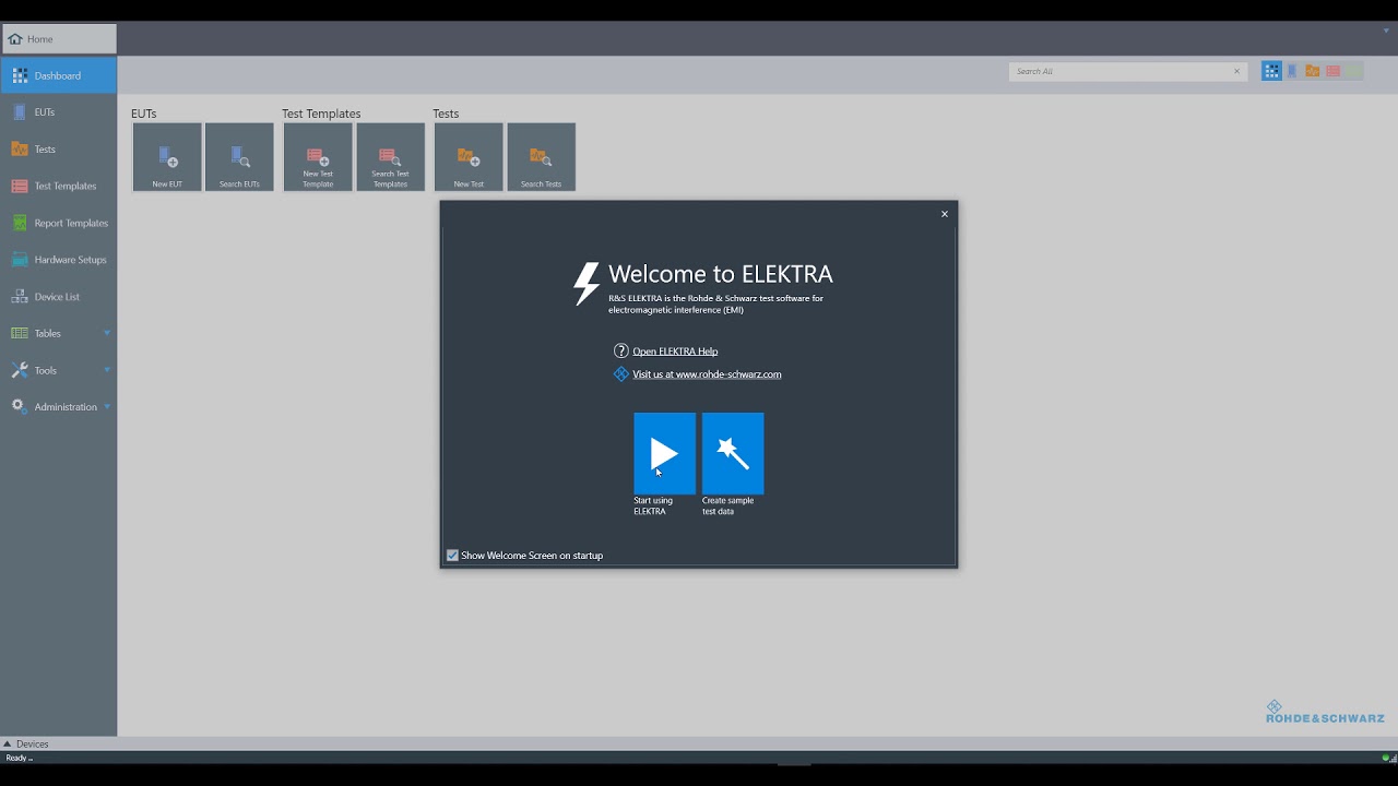 Setting Up an ELEKTRA EMI Measurement: Launching ELEKTRA - YouTube