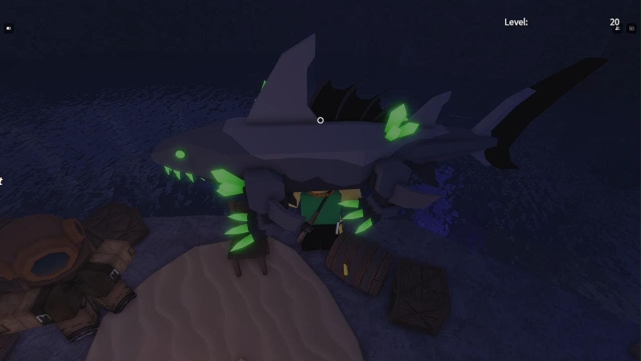 Just caught the mutated shark (Fisch The Depths) - YouTube