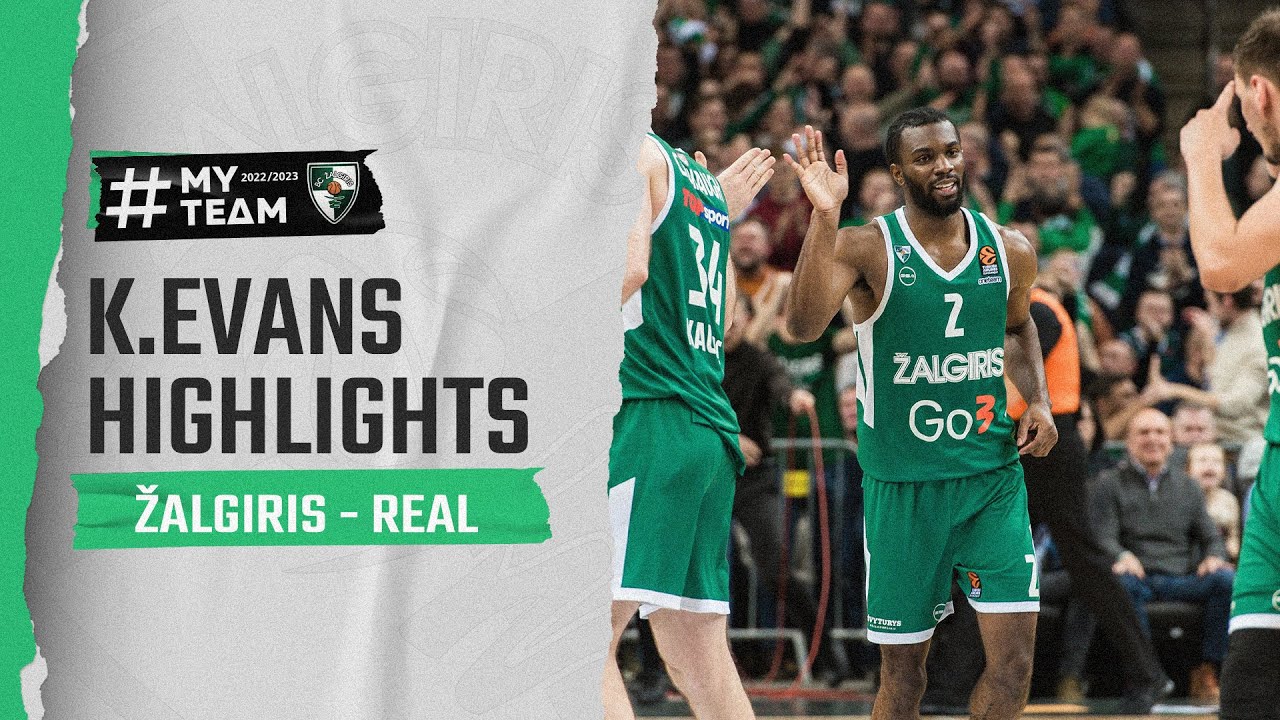 Keenan Evans highlights | Zalgiris – Real Madrid | 2022.12.15 - YouTube