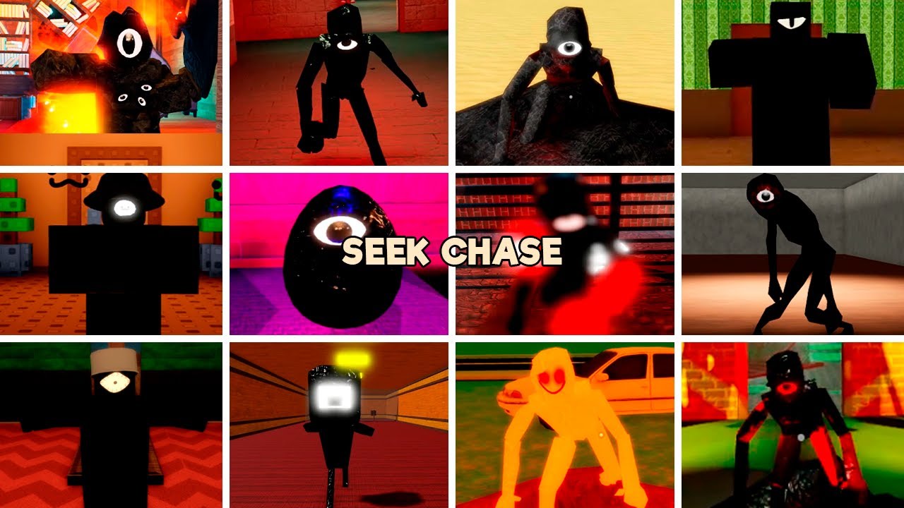 DOORS Seek Chase VS 34 Different Seek Chases - YouTube
