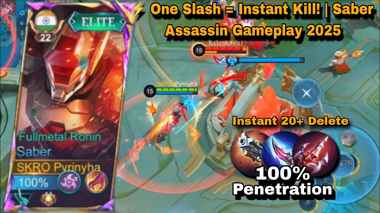 ⚡ One Slash = Instant Kill! | Saber Assassin Gameplay 2025 - YouTube