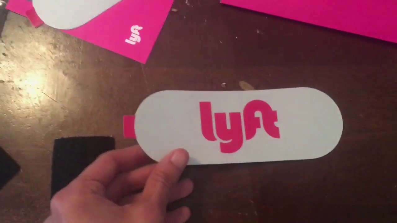 Removable Lyft Sticker Tutorial - YouTube