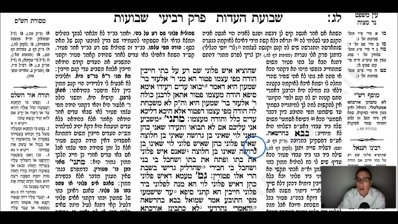 Shavuos Daf 33b Daf Yomi Gemara (Talmud) Meseches Shevuos Mesechet Shevuot Masechet Shavuot ...