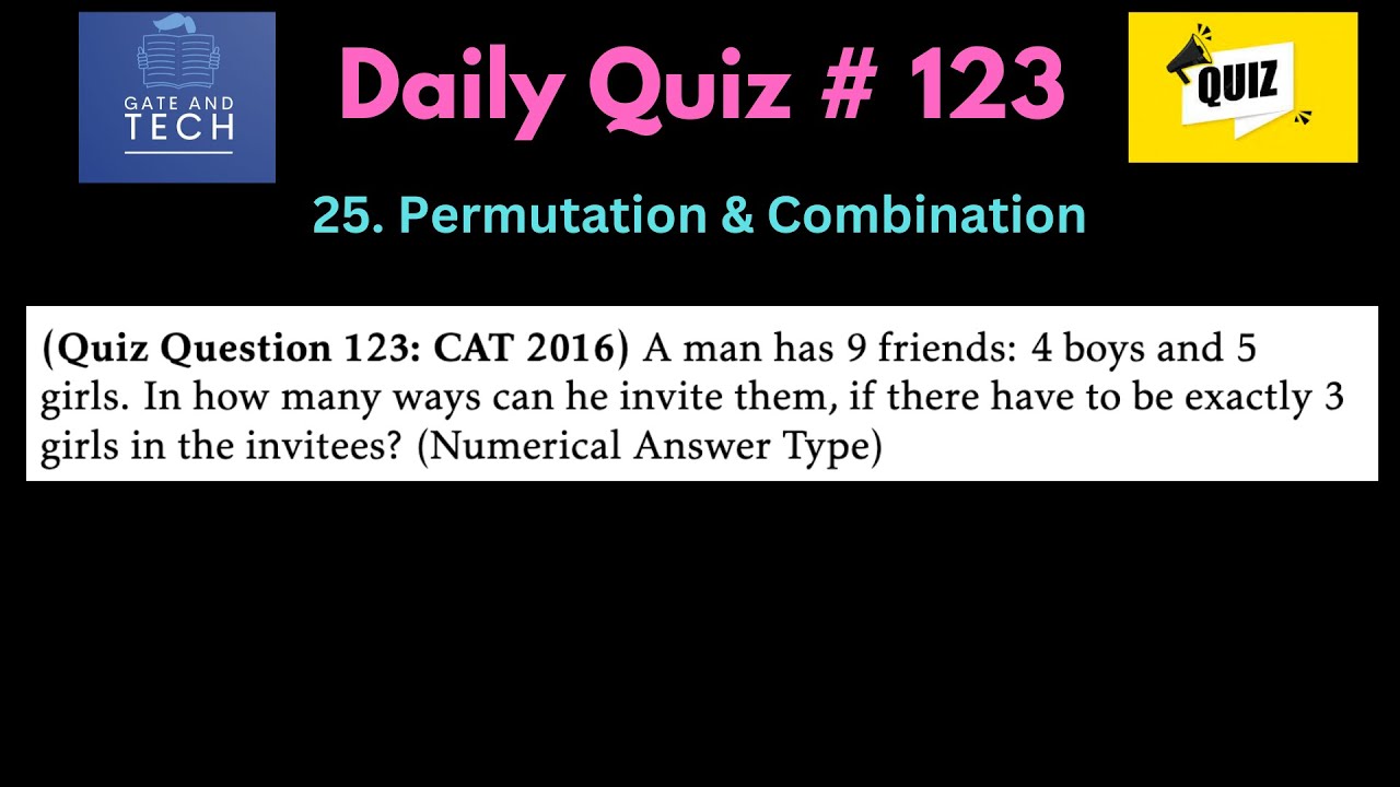 Daily Aptitude Quiz Challenge: Day 123 ⚡💡⚡ - YouTube