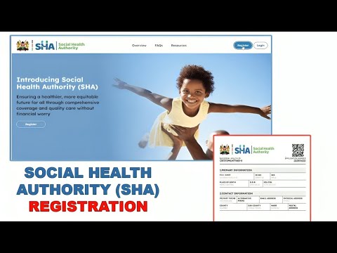 How to register New Social Health Authority (SHA) NHIF replacement ...