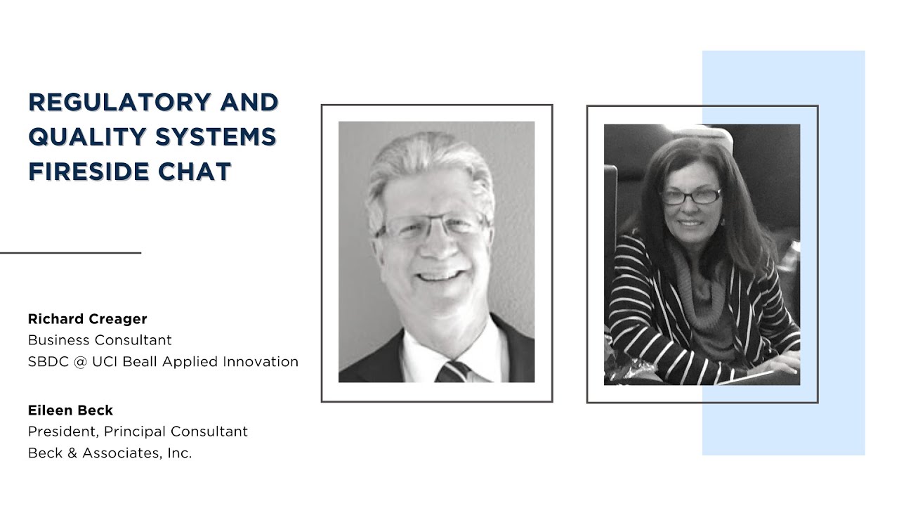 Regulatory and Quality Systems Fireside Chat featuring Richard Creager ...