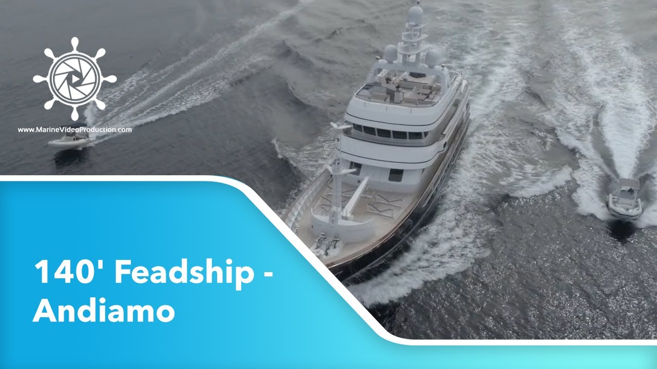 140' Feadship Andiamo - Aerial teaser _ 26N // by MVP - YouTube