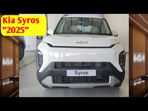 Kia Syros 2025 is wagonr or defender in looks. - YouTube