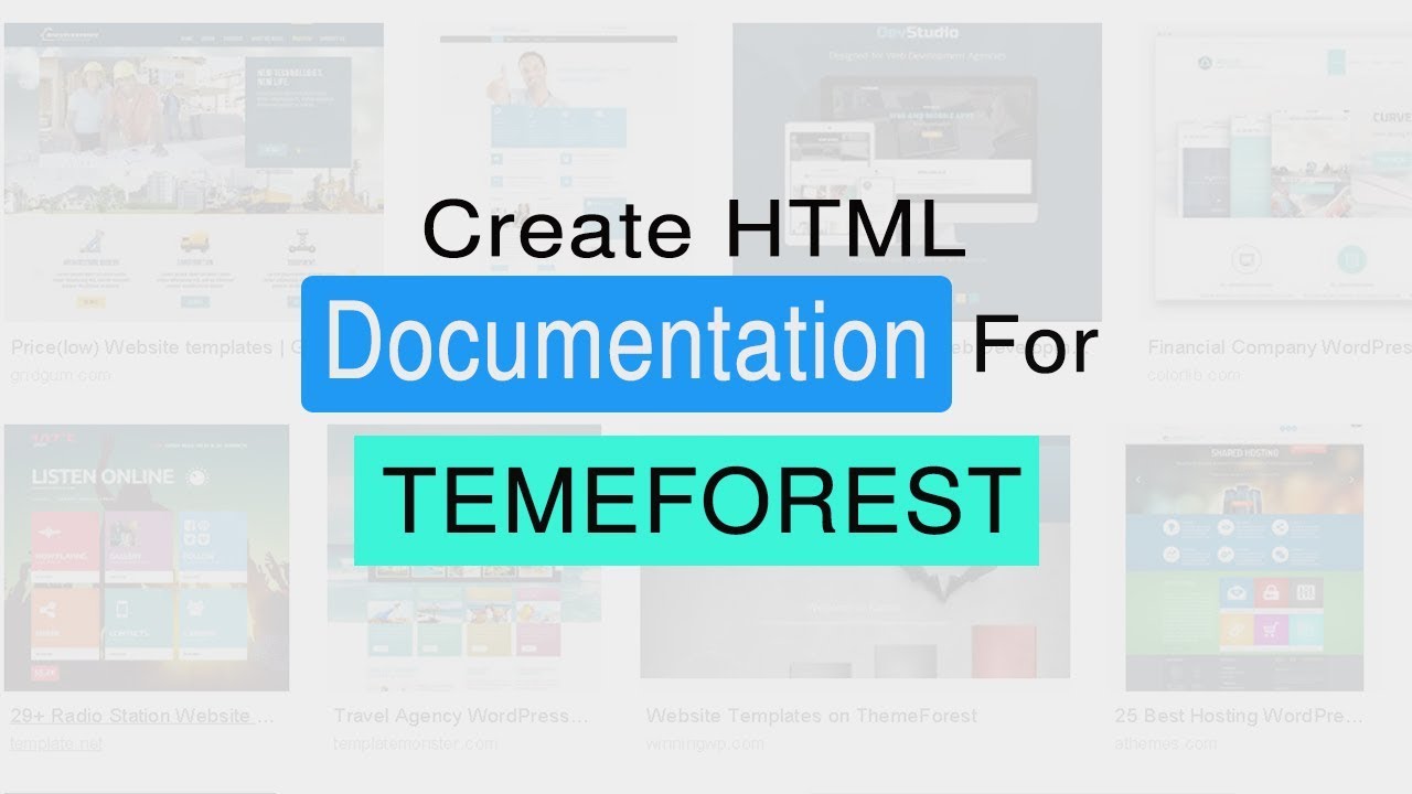 How To Create Html Documentation File For Themeforest Bangla Youtube 1951