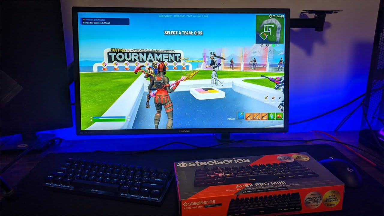 Unboxing the SteelSeries Apex Pro Mini + Fortnite ASMR Gameplay - YouTube