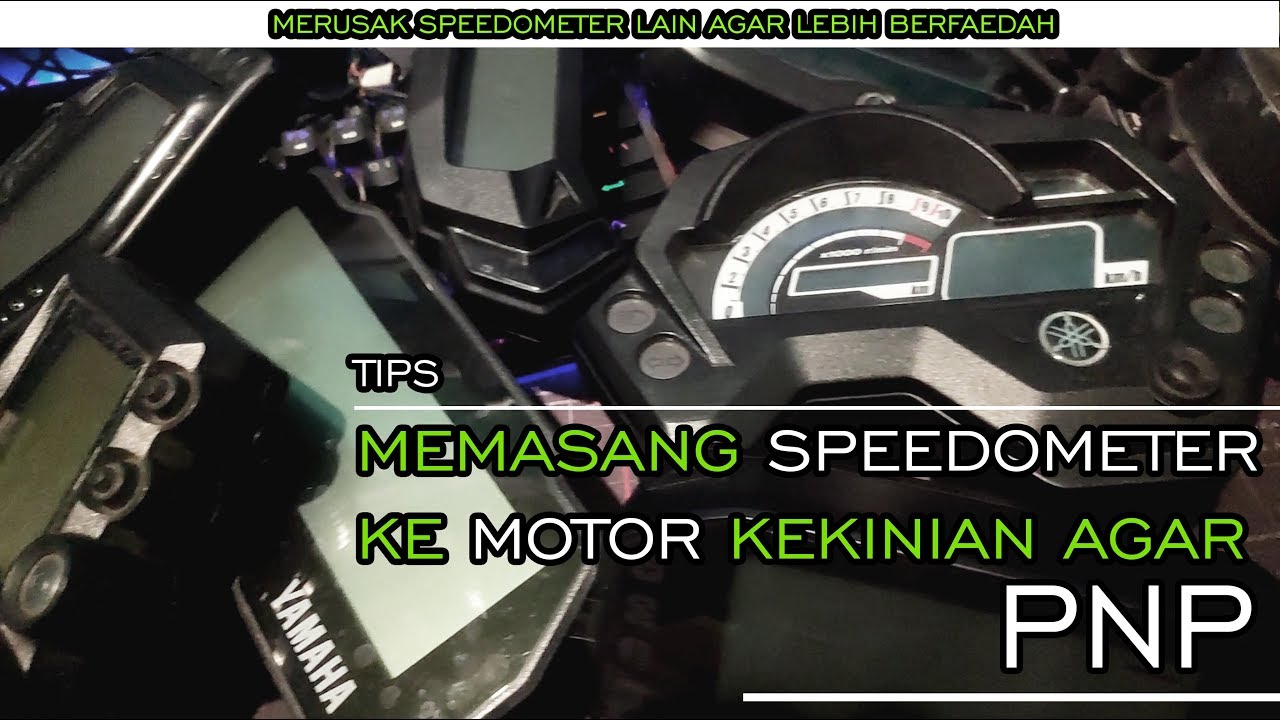 Memasang speedometer lain dan variasi ke motor kekinian - #Tips - YouTube