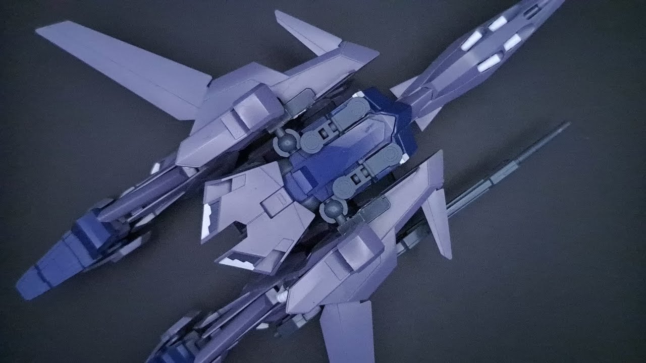 Semi-transforming Bandai HGUC 1/144 Delta Plus custom build - YouTube