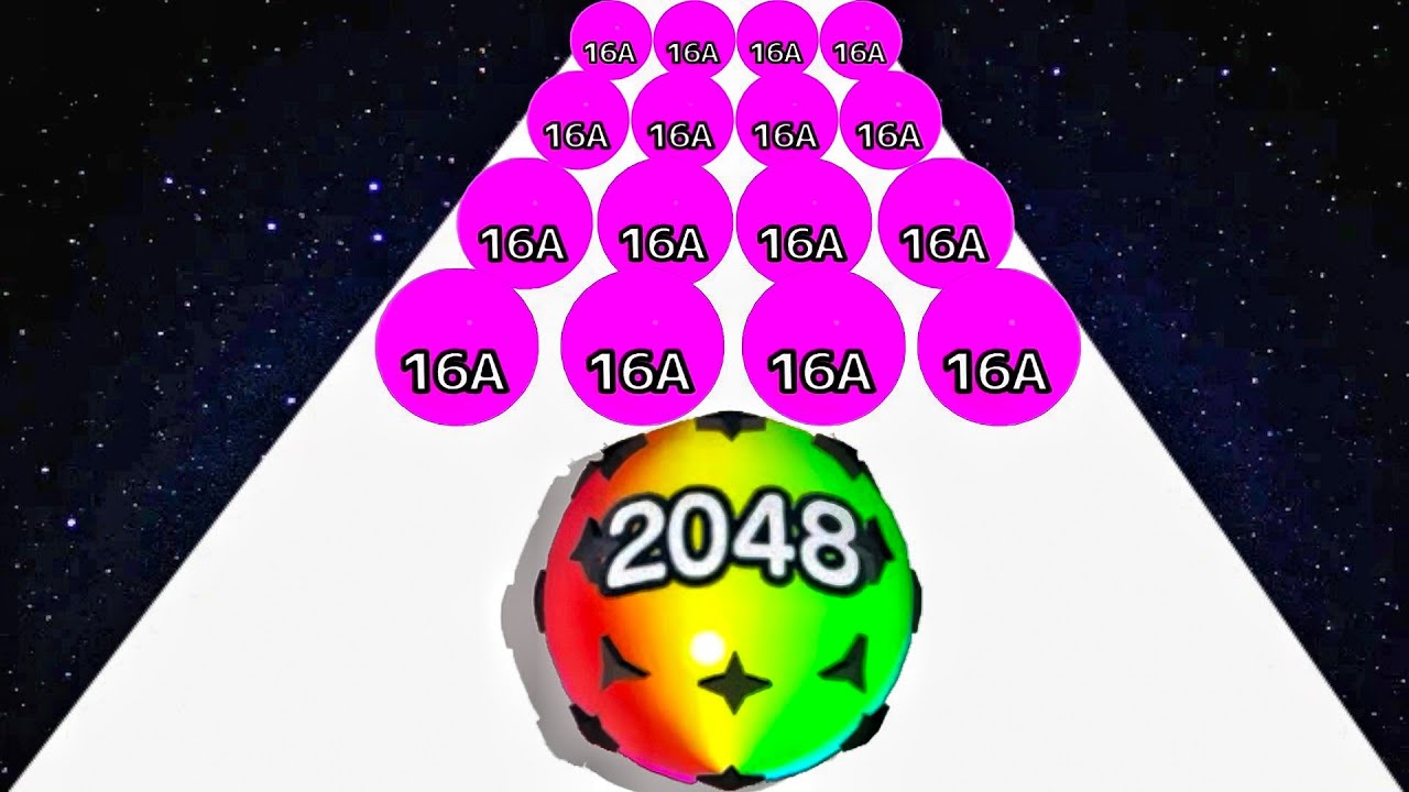 Ball Run 2048 | Ball Run 3D - Number Merge 2048 (ASMR Gameplay) Max ...