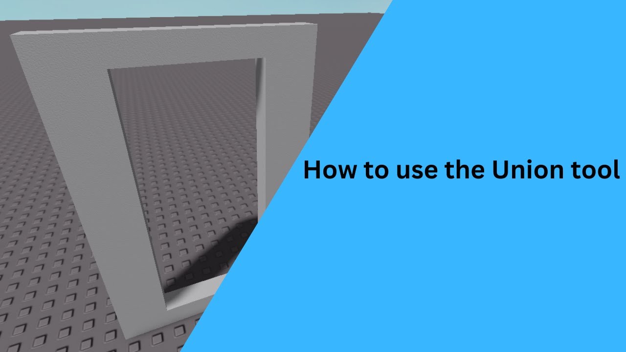How to use the Union tool - YouTube