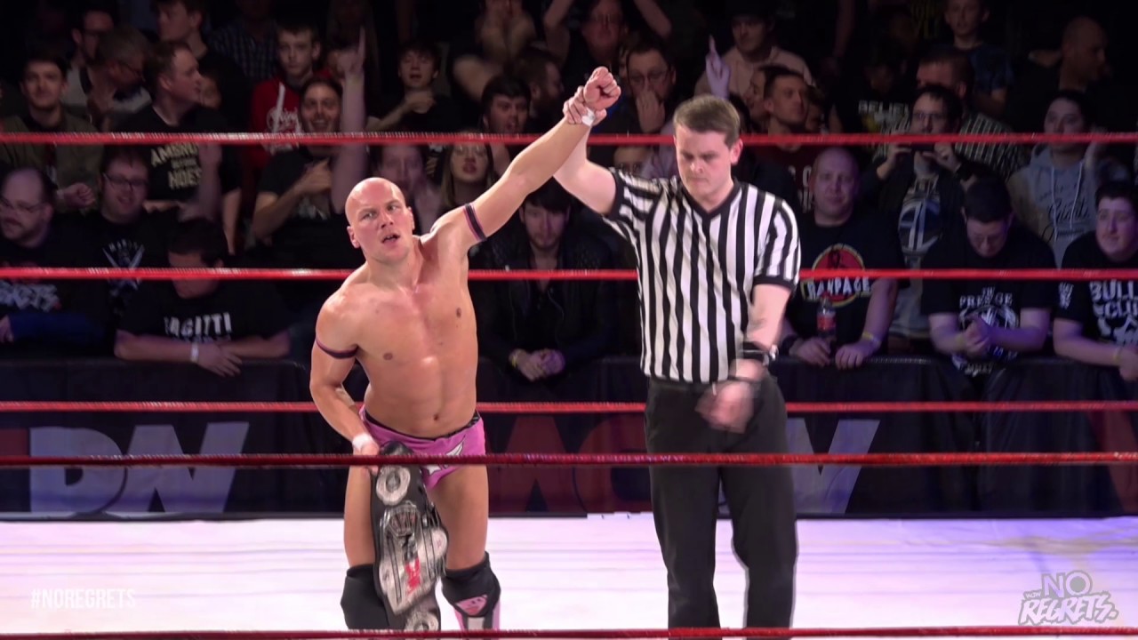 Martin Kirby Hits Zoidberg Elbow To Win WCPW Title At No Regrets - YouTube