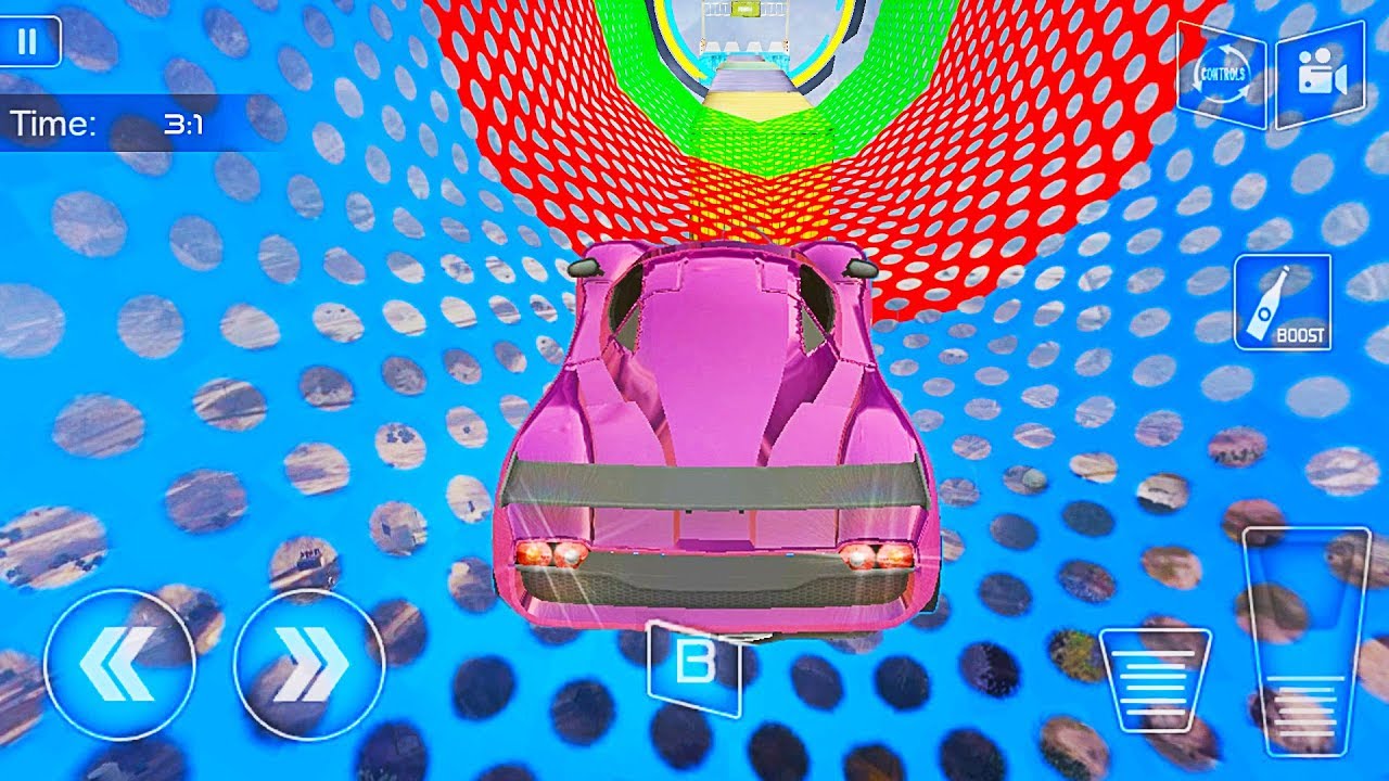 Car Obstacle Course (Ramp Car Stunts) - Android Games - YouTube