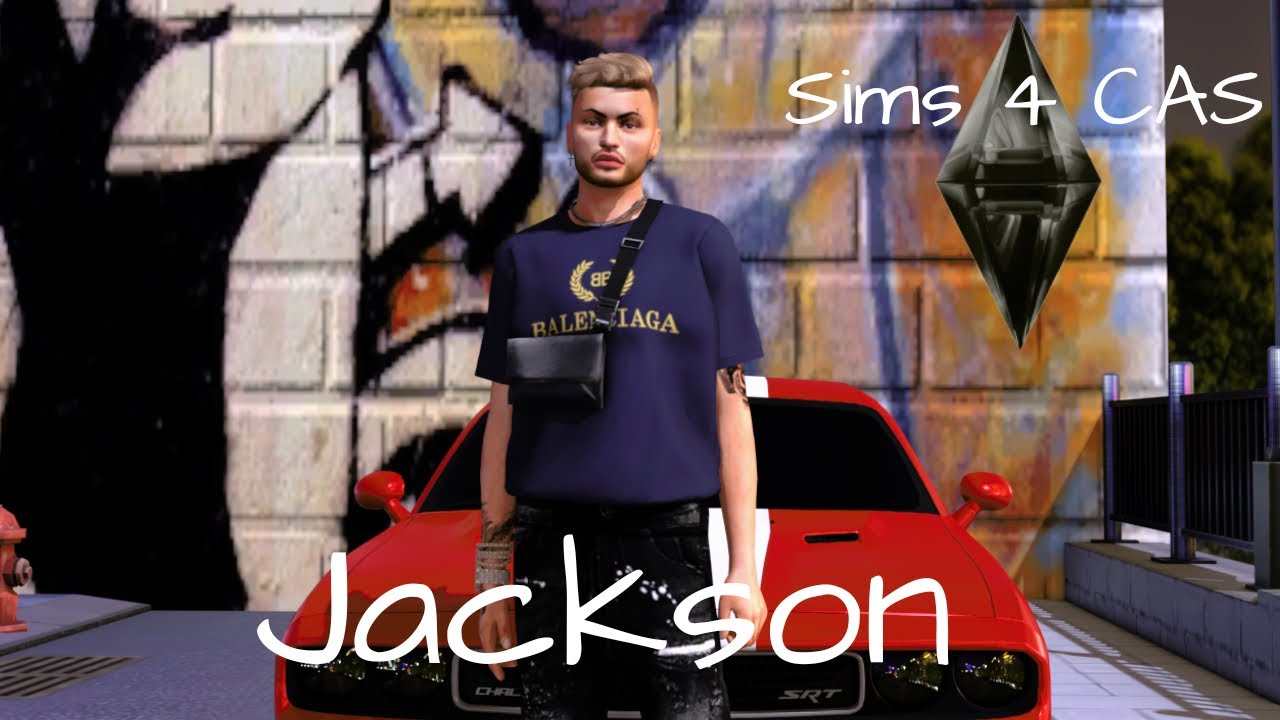 Sims 4 CAS | Jackson + CC Folder & Sim Download - YouTube