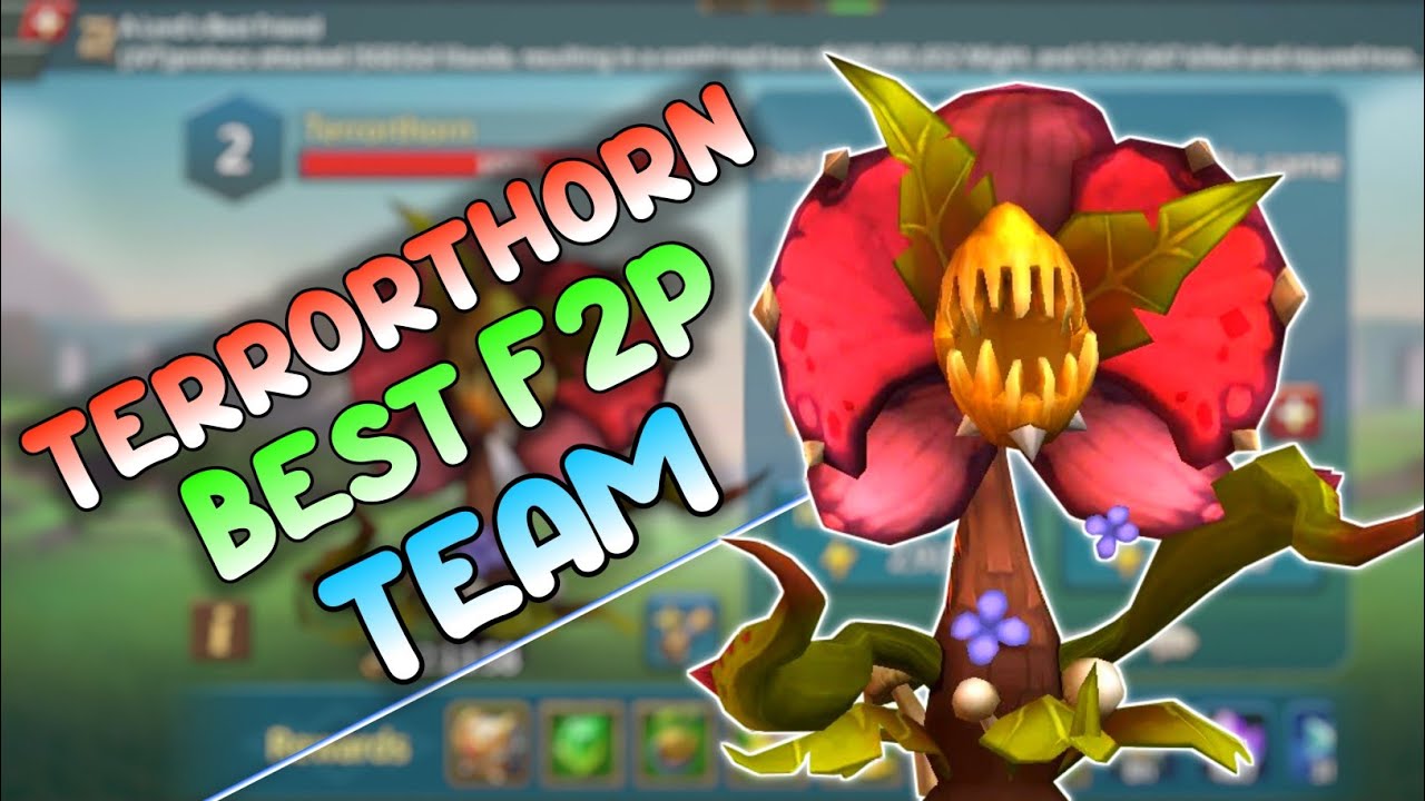 Terrorthorn Monster hunt | F2P Best Team Lords Mobile - YouTube