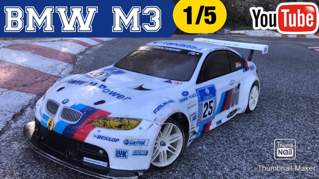 ⚡️ON REGARDE LA CARROSSERIE FG 1/5 BMW M3 BRUSHLESS 8S - 4WD 530 MM⚡️ ...