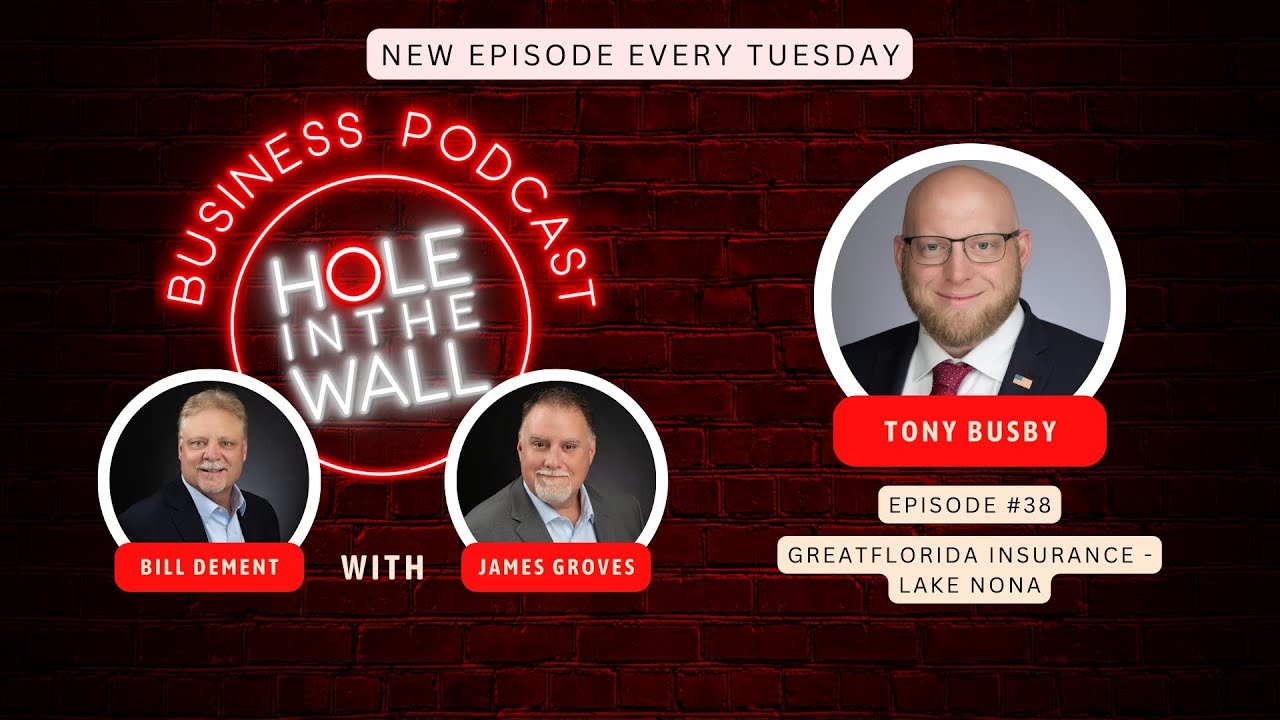 Ep 38 - Tony Busby - GreatFlorida Insurance Lake Nona - YouTube
