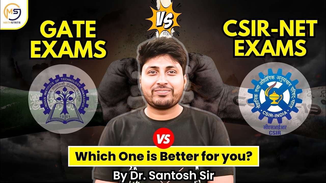 GATE vs CSIR-NET | Which One is Better for you ? Mathstats @8810409392 ...