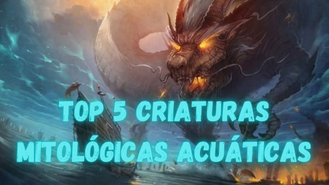 🐙☠️Los 5 MONSTRUOS ACUÁTICOS MÁS TEMIBLES de los mitos y las leyendas ...