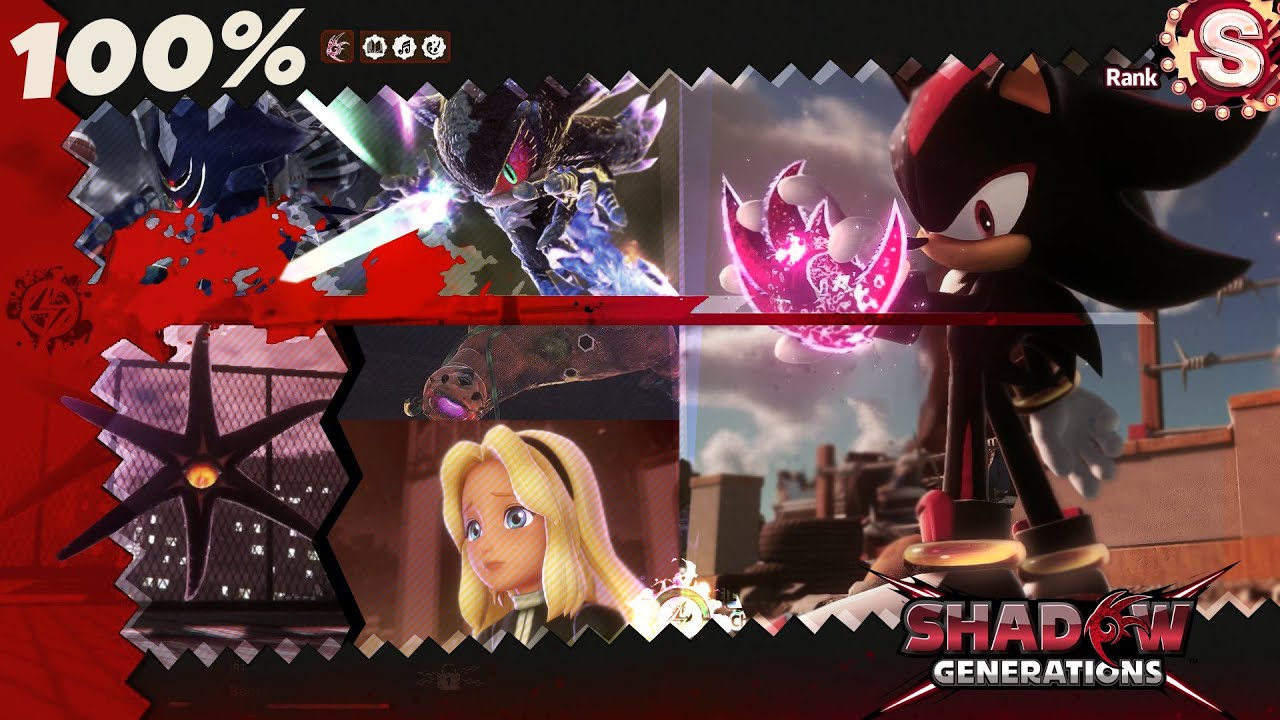 Shadow Generations - 100% (All Collectibles & S-Ranks) - Full Game ...