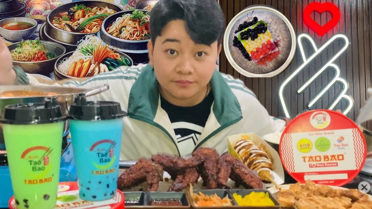 NEW KOREAN FOOD CAFE IN IMPHAL | Taobao | Meitei Mukbang - YouTube