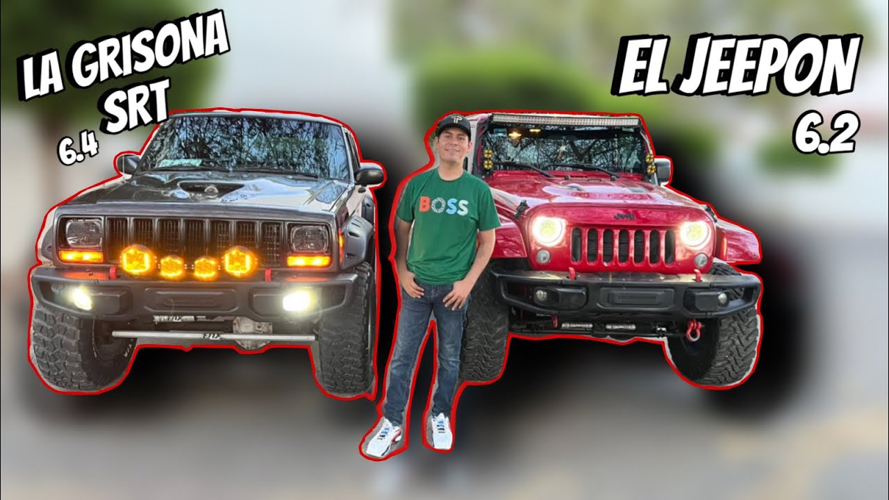 LES MUESTRO A DETALLE Y REACCIONO A JEEP CHEROKEE XJ CON SWAP HEMI 6.4 ...