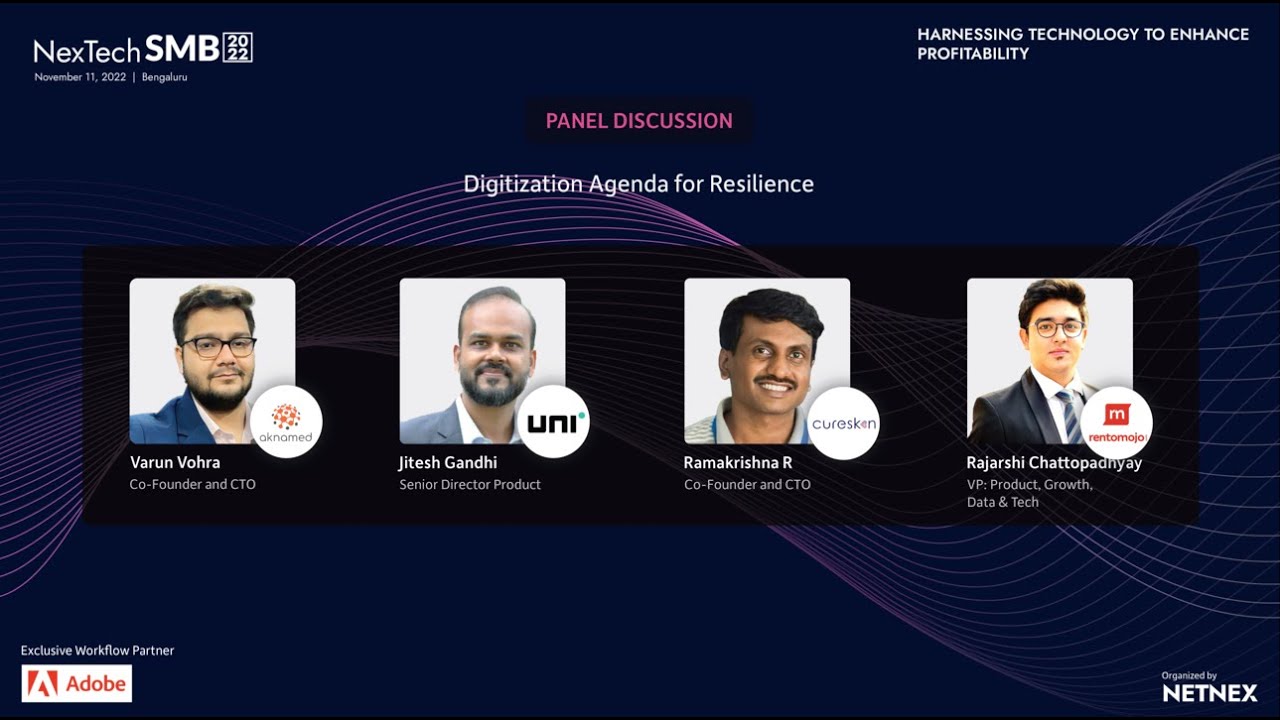 Digitization Agenda for Resilience | Panel Discussion | NexTech SMB - 2022 - YouTube