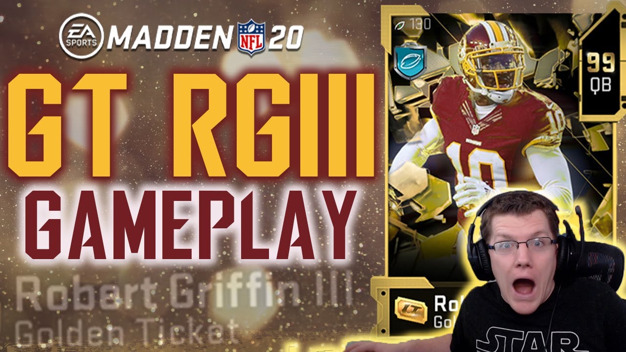 Golden Ticket RG3 Gameplay! Madden Ultimate Team - YouTube