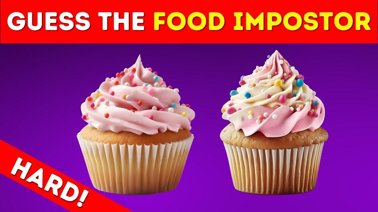 Can You Identify the Food Impostor? | Hardest Quiz Ever! 🍔🔍 - YouTube