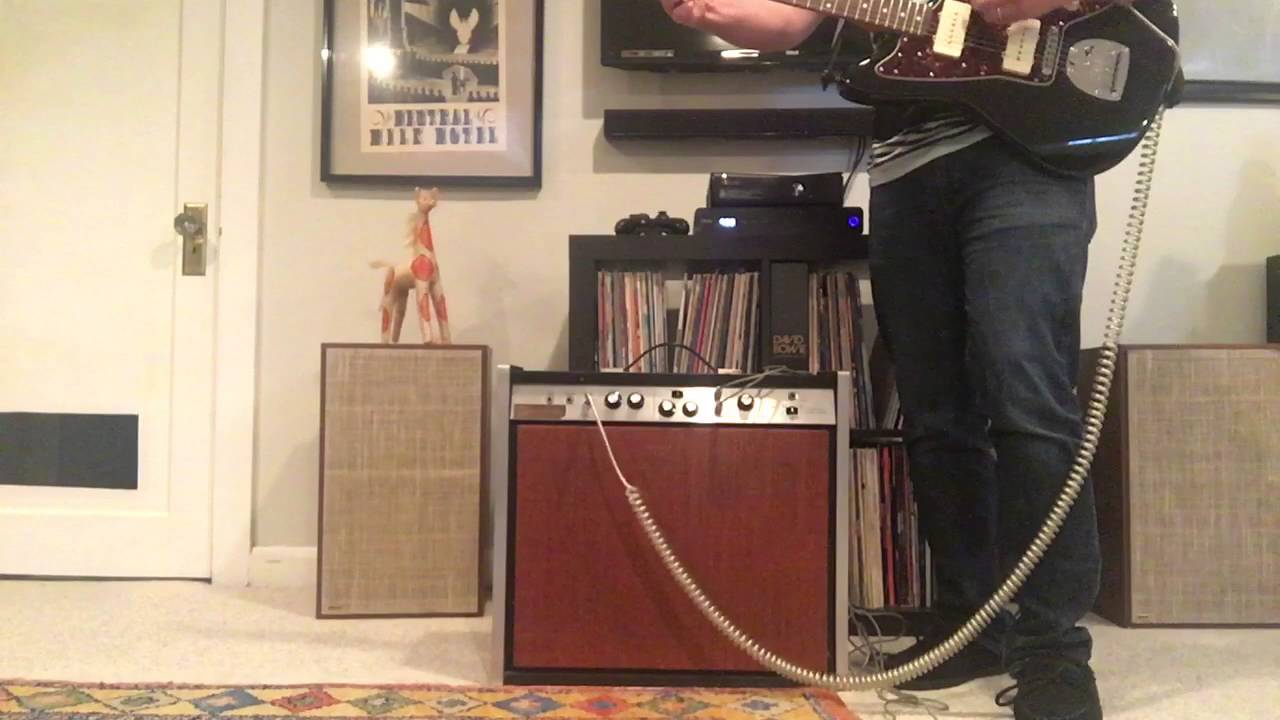 Estey T32 Tube Amp / Magnatone 431 / 432 w Fender Jazzmaster MIM - YouTube