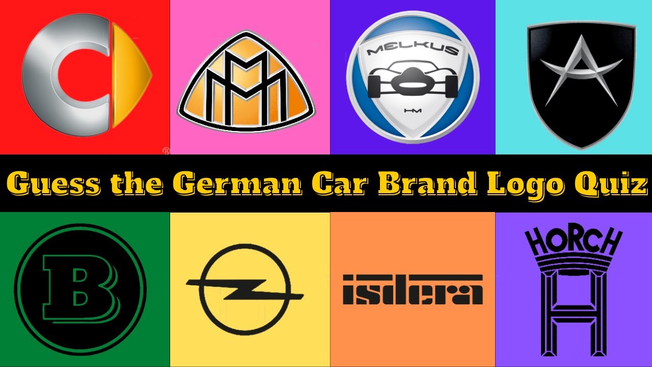 Guess the German Car Brand Logo Quiz - German Car Brands Names - YouTube