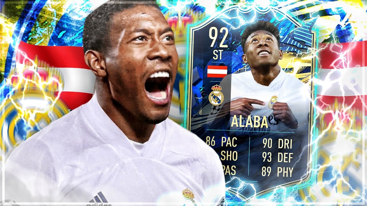 FIFA 21 : ALABA 92 TOTS REAL MADRID SPECIAL SBB !! 😱🔥 RIP CONTROLLER ☠️ ...