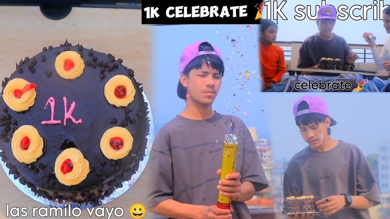 1K celebrate 🥳 Thank you guys -vlog Basanta Adhikari ️🎉 - YouTube