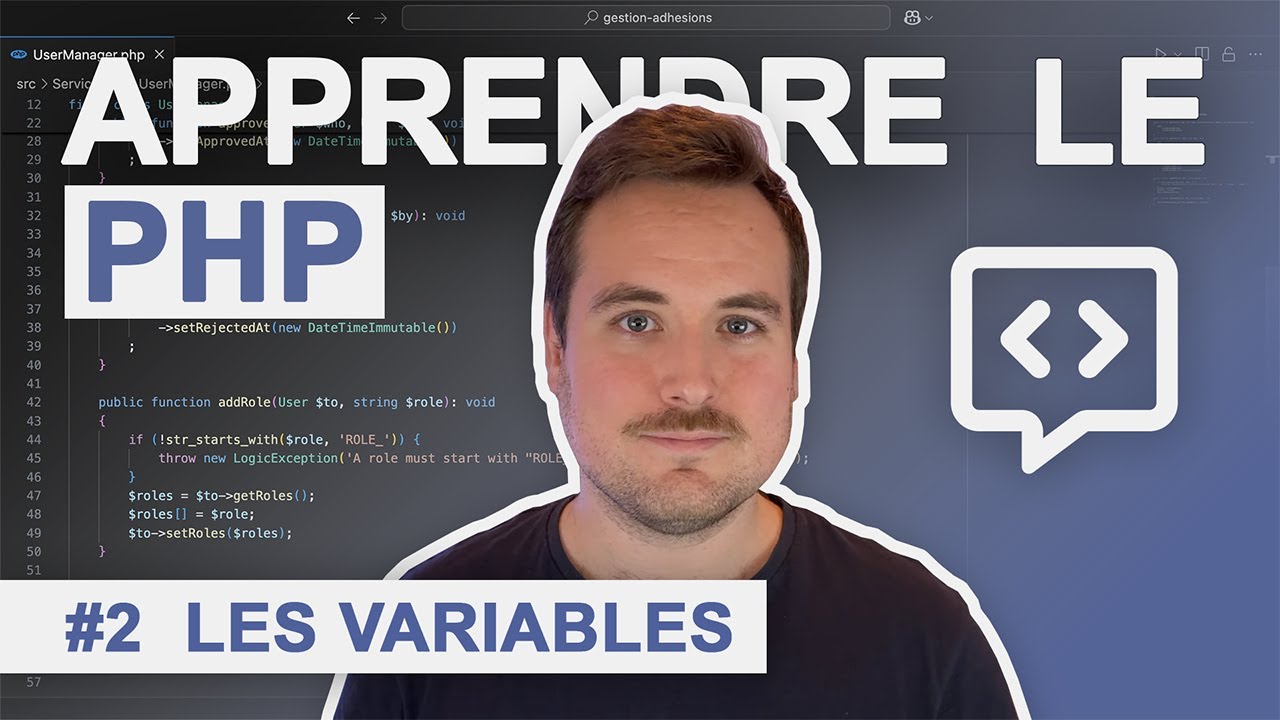 #2 Apprendre le PHP — Les Variables - YouTube