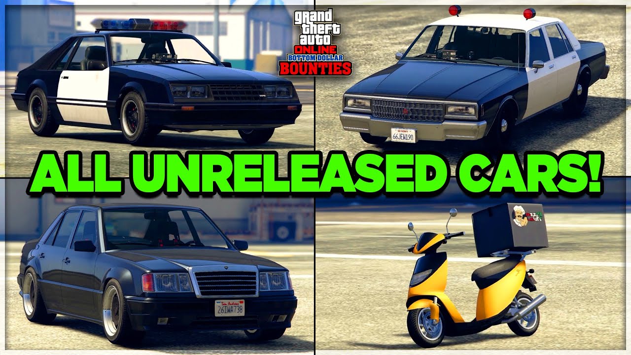 GTA Online: ALL DRIPFEED VEHICLES SHOWCASE | Unreleased Cars - YouTube