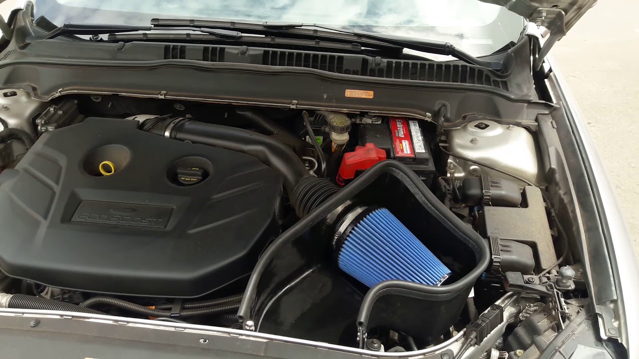 Instalacion de intake en Ford Fusion 2.0T - YouTube
