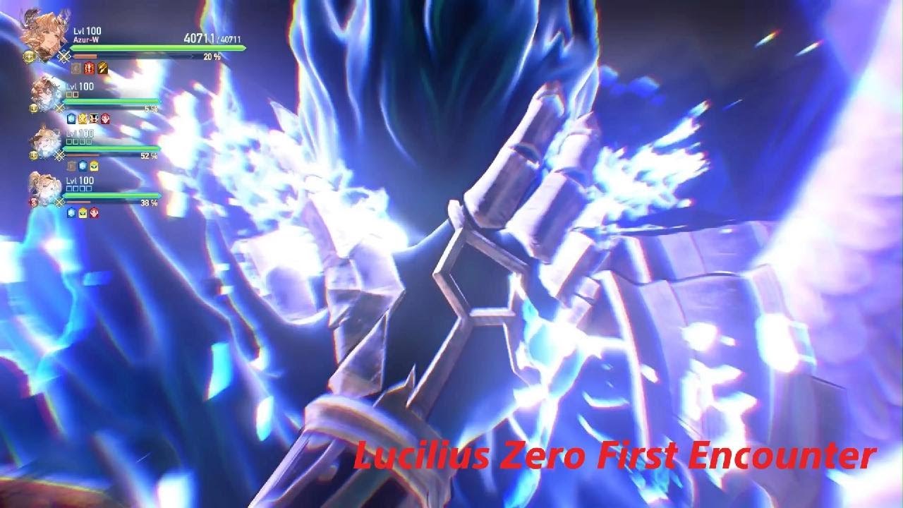 Granblue Fantasy: Relink_Lucilius Zero first encounter - YouTube