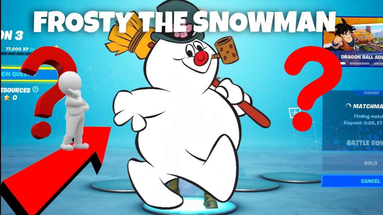 Frosty In Fortnite!?!?! - YouTube