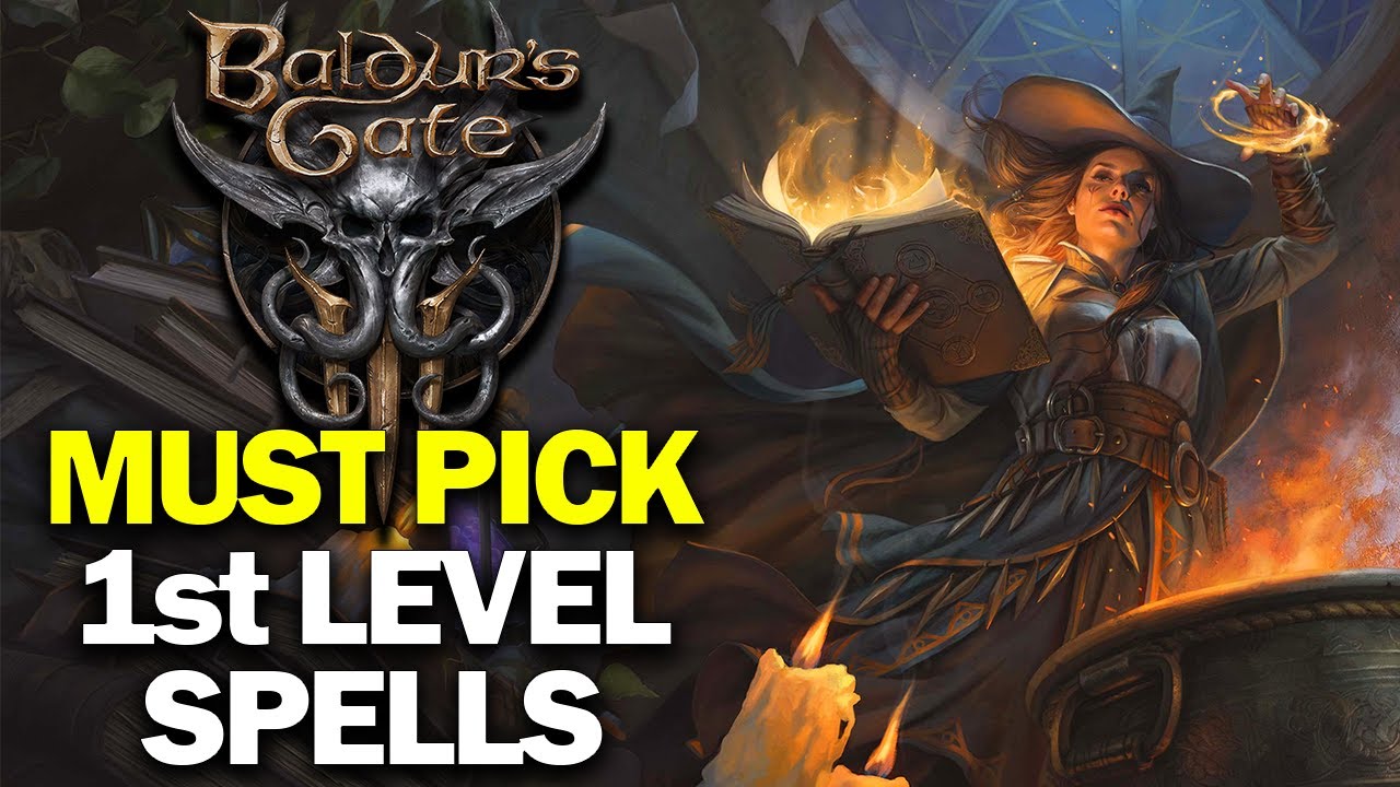 BALDUR'S GATE 3 - Top 10 BEST 1st Level Spells in the Game (MUST PICKS ...