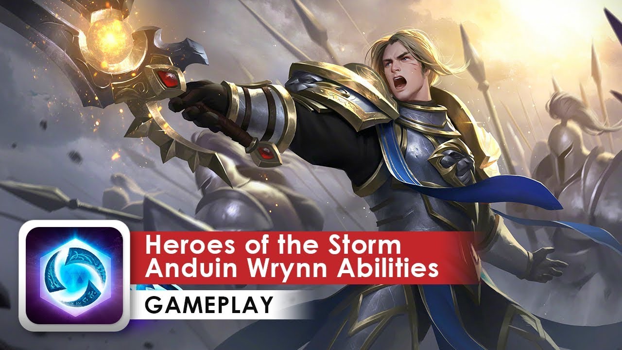 Heroes of the Storm. Anduin Wrynn abilities. - YouTube