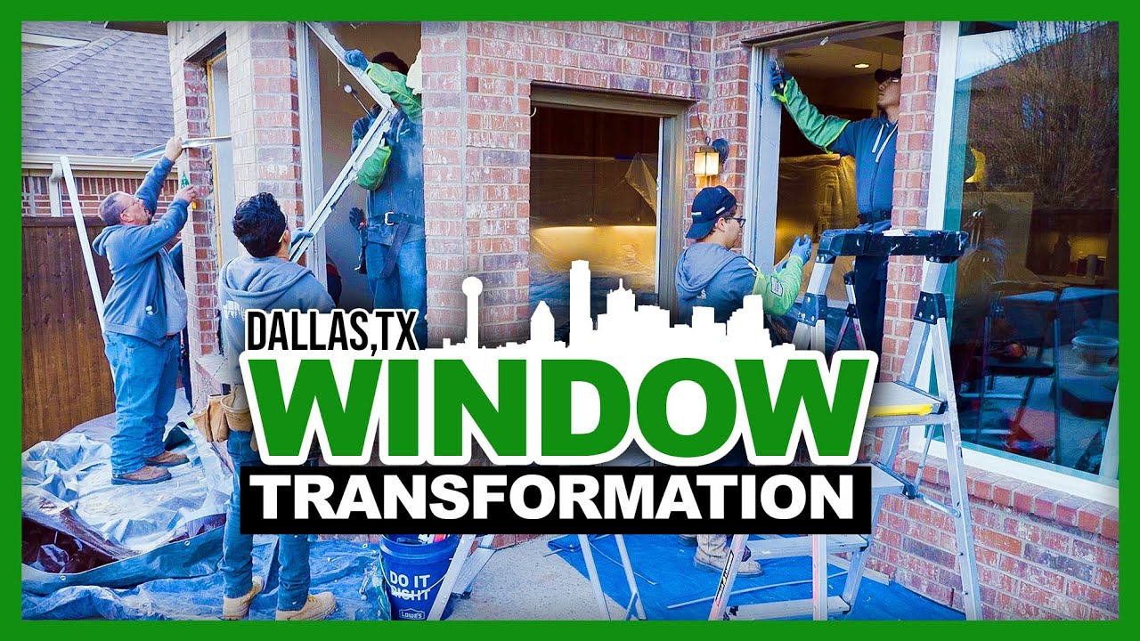 Major Home Window Transformation In Dallas TX - YouTube