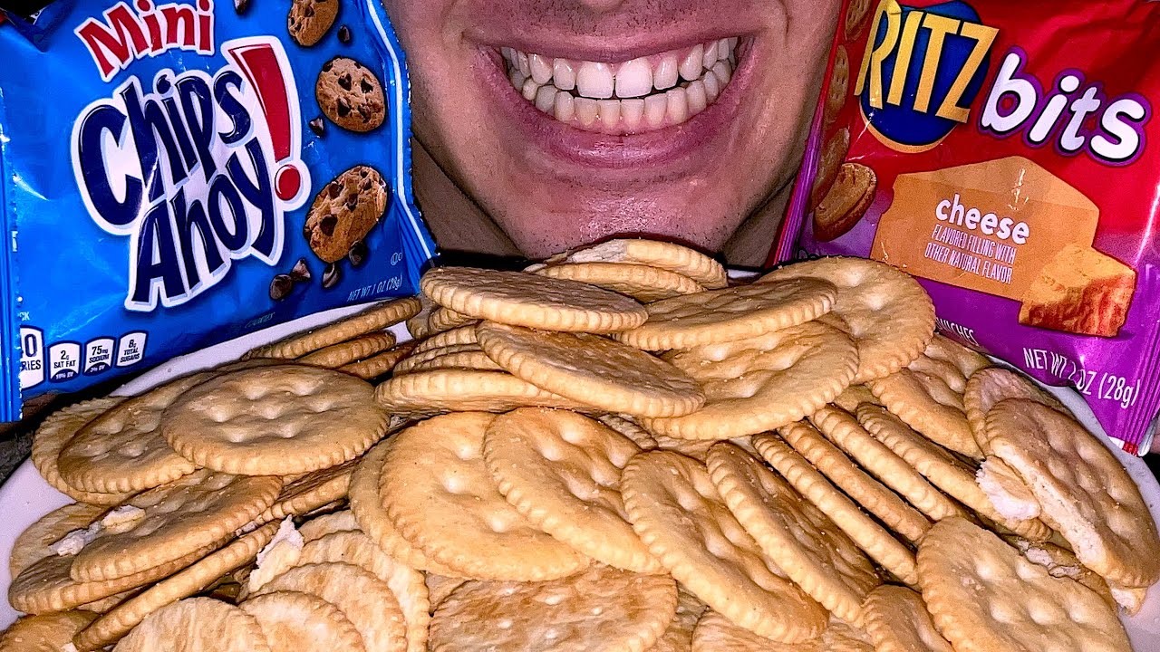 crunchy childhood snack asmr mukbang 먹방 - YouTube